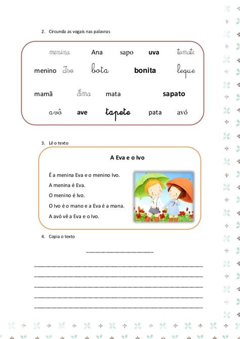 Fichas 28 palavras Palavras Método das 28 palavras Niveis de