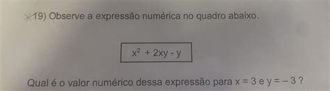 Observe A Expressão Numérica Abaixo BRAINCP