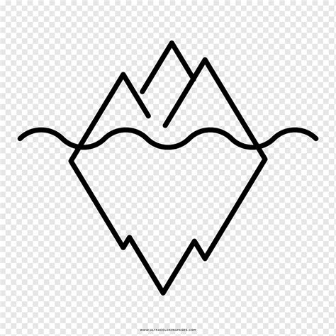 Drawing Coloring Book Iceberg Industry Iceberg Angle White Leaf Png