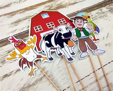 Topper Cake Adorno Para Torta La Granja De Zenón en venta en Solymar