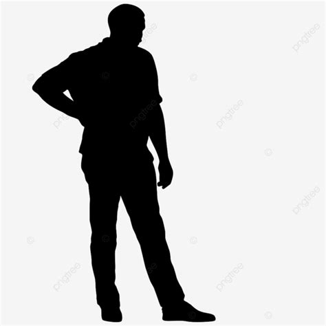 검은 실루엣 남자 서 성인 모델 하얀 PNG 일러스트 및 벡터 에 대한 무료 다운로드 Pngtree