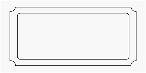 Printable Blank Ticket Template