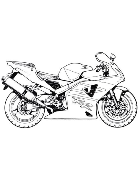 40 Motos Para Colorir Desenhos Para Colorir