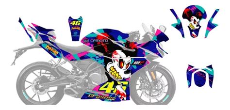 Cf Moto Cf250sr Graficos Calcas Wrap Sticker Vinil Laminado Meses Sin
