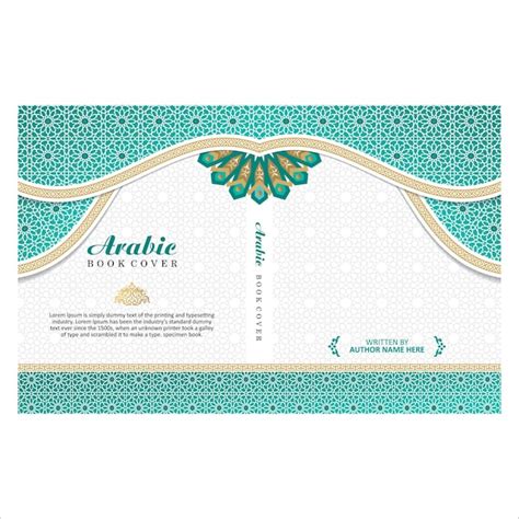 Premium Vector Islamic Book Cover Design Arabic Frames And Borders