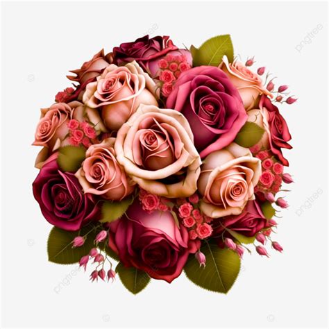 Colorful Roses Flower Bouquet Roses Flower Bouquet Valentine Bouquet