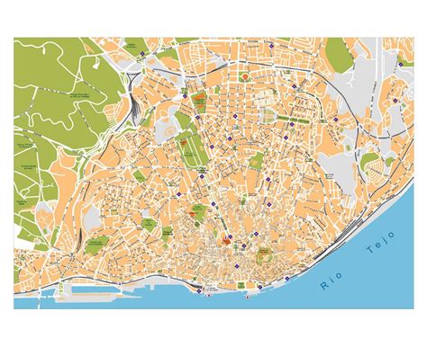 Mapas de Lisboa Colección de mapas de la ciudad de Lisboa Portugal