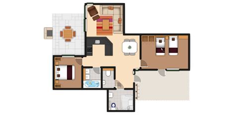 2 Bedroom Adapted Woodland Lodge Center Parcs