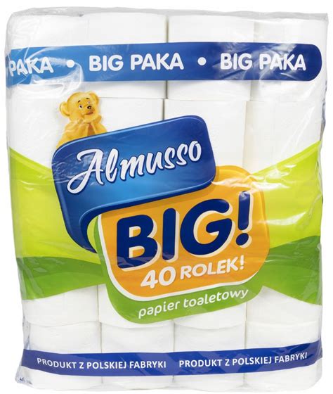 PAPIER TOALETOWY ALMUSSO BIG 3 Warstwy 40 ROLEK 150268204 ERLI Pl