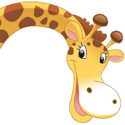 Animated Giraffes Clip Art Library