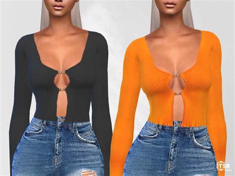 The Sims Resource Chain Detail Cardigans