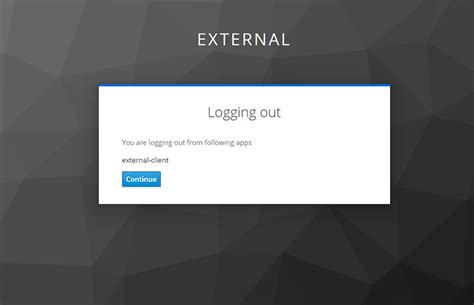 How Can We Bypass Keycloak Front Channel Logout Screen Configuring