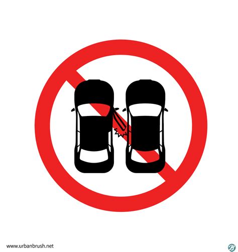 Ai Free No Door Ding Sign Urbanbrush