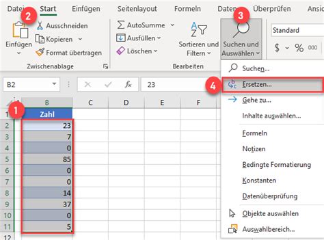 Leere Zellen In Excel Und Google Sheets Durch Null Ersetzen