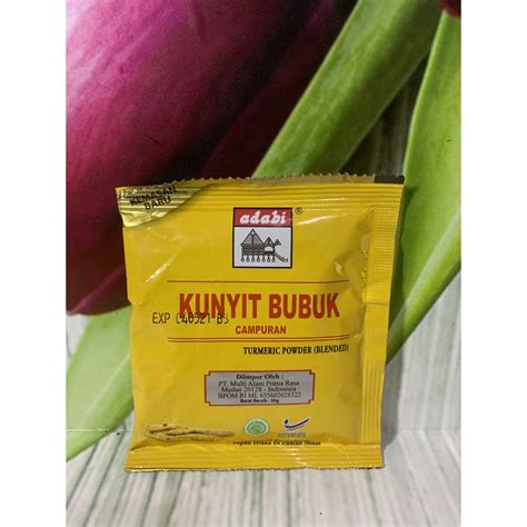 Jual Kunyit Bubuk Sachet Bumbu Dapur Adabi 30gr Shopee Indonesia