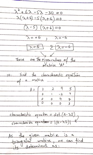 [solved] 6 determine if the vector is an eigenvector of the matrix [1 course hero