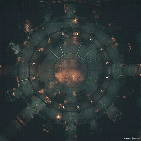 Oc Crypt Battlemap X Battlemaps Fantasy Town Fantasy Map