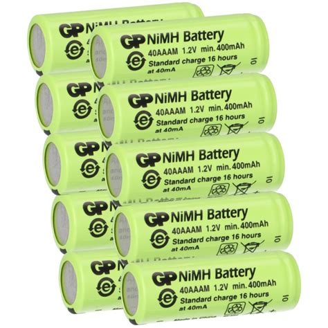 10x GP Akku 2 3 AAA 1 2V 400mAh GP40AAAM Kaufen