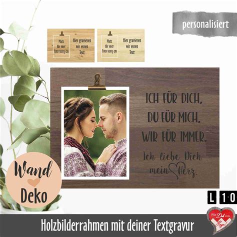 Wanddeko aus Holz mit individueller Gravur für dein Foto