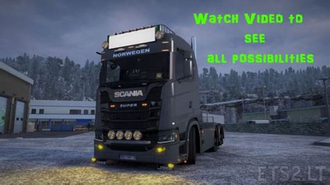 Ets2 V1 39 Extended Sunshield With Slots For Scania NG S R ETS2 Mods
