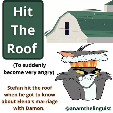 Learn English On Instagram English Idiom Hit The Roof