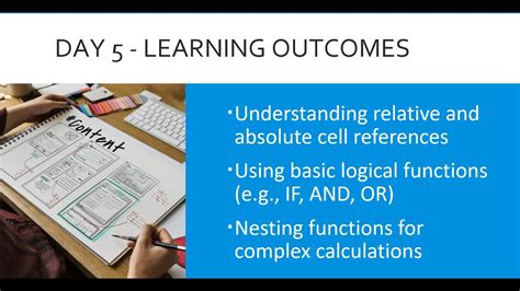 Relative And Absolute Cell Referencing And Nesting Functions In