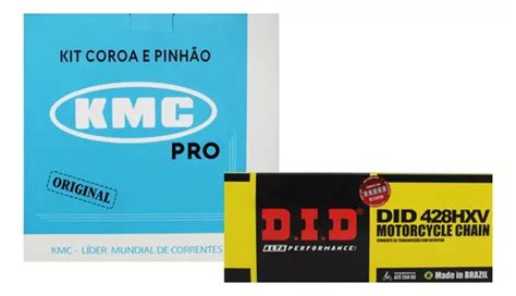 Kit Relação Kmc Pro Corrente Did Kansas 150 C Retentor Parcelamento