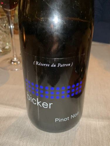 Bickgut Bicker Réserve du Patron Pinot Noir Vivino US