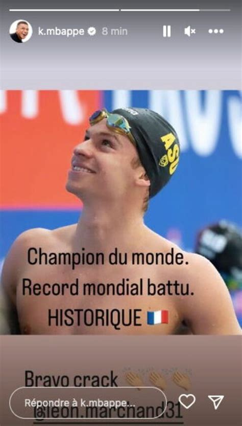 Mondiaux De Natation Camille Lacourt Kylian Mbapp Laure Manaudou