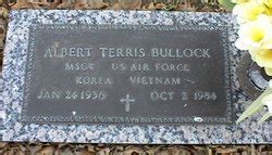 Albert Terris Bullock 1936 1984 Mémorial Find a Grave