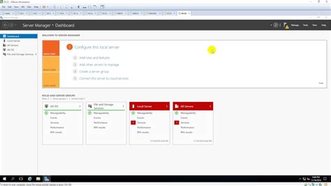 install active directory domain services on windows server 2016 youtube