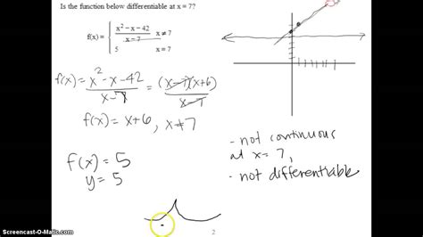 1 6 continuous vs differentiable calculus youtube