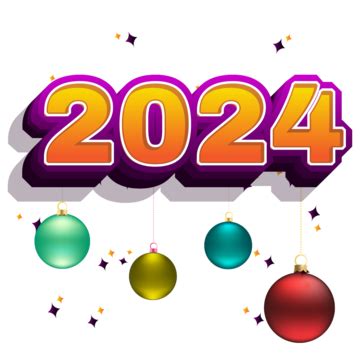 2024 Happy New Year Icon 2024 Year Icon PNG And Vector With