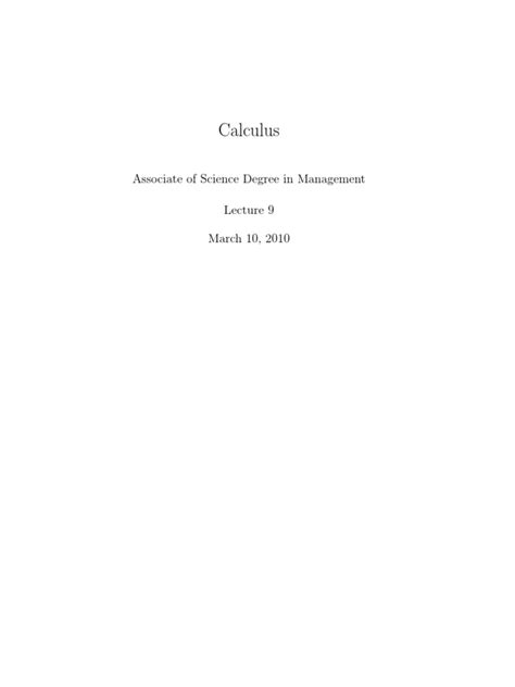 calculus lecture 9 pdf maxima and minima mathematical optimization
