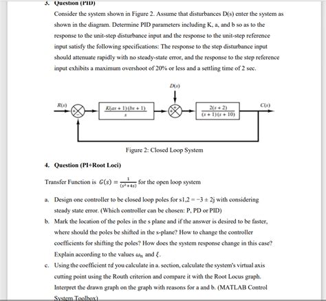 3 Question PID Consider The System Shown In Figure Chegg