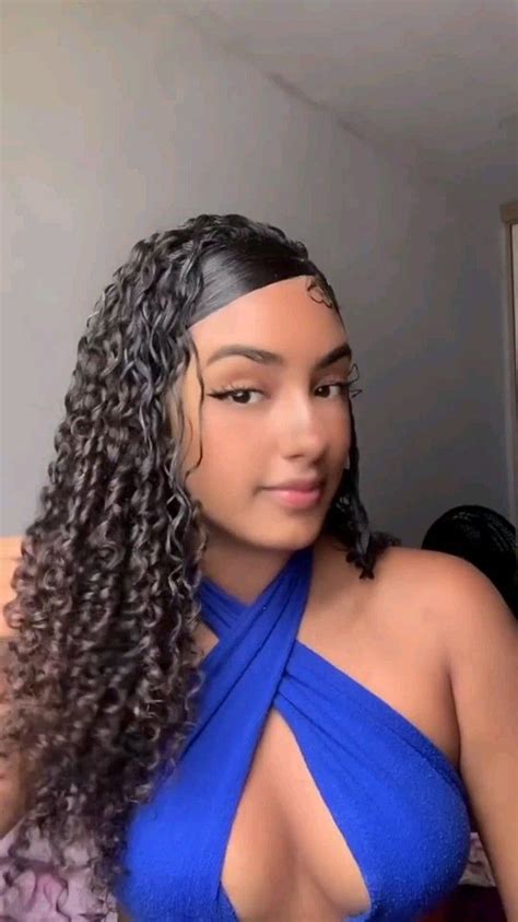 Pin em Pins criados por você Penteados cachos soltos Penteado