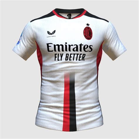AC Milan X Castore Home Concept Kit FIFA 23 Kit Creator Showcase