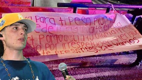 Peso Pluma recibió amenazas en Tijuana