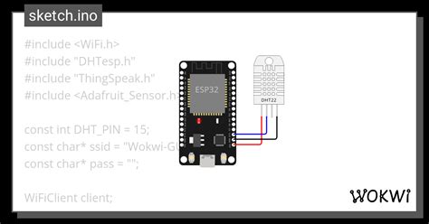 Pemantauan Suhu Wokwi ESP32 STM32 Arduino Simulator