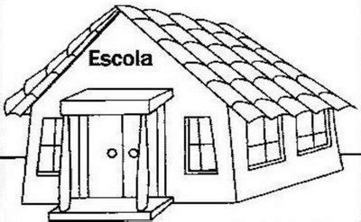 Desenhos de escolas para imprimir e colorir Educação Online