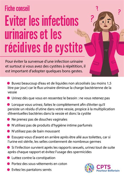 Vous Souffrez Dune Cystite CPTS Pourtour Belfortain