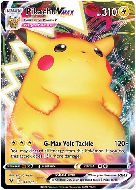 Pikachu VMAX Vivid Voltage 44 Pokemon Card