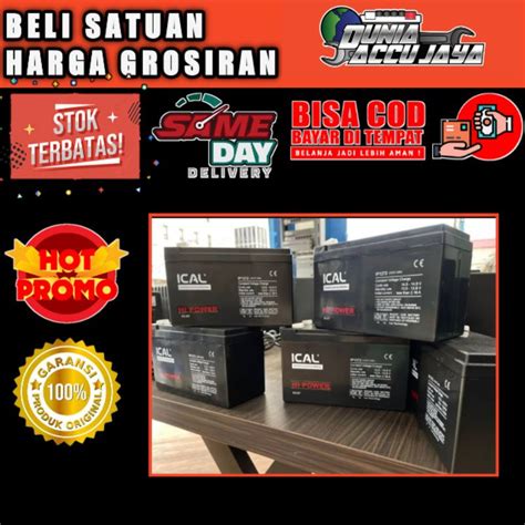 Jual Aki Atau Battery UPS ICAL 12V 7 2AH Deep Cycle Vrla APC ICA