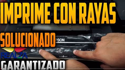 Impresora Epson Imprime Con Rayas SOLUCIONADO YouTube