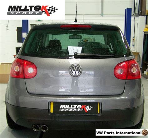 VW Golf MK5 2 0 TDI 140PS Milltek Sport Edition 30 Style Cat Back
