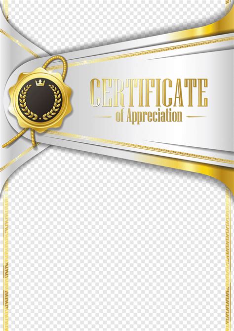 Silver Certificate Template Certificate Golden Rice Medal Honor