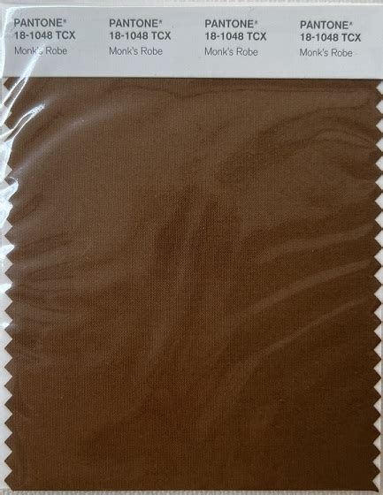 Pantone TCX Cotton Swatch Card 18 1031 TCX Toffee Khánh Toàn Color