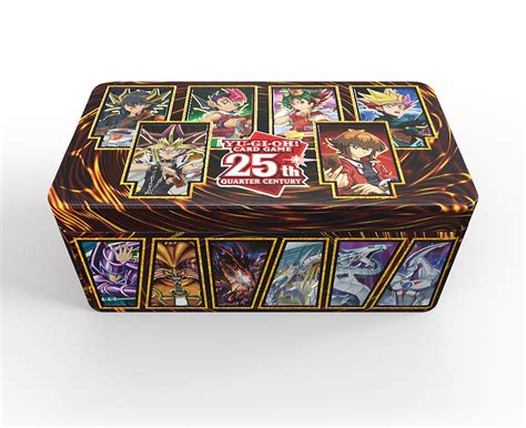 Yu Gi Oh 25th Anniversary Tin Dueling Heroes Geek Culture