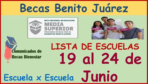 Becas Benito Juárez Consulta ahora Estas escuelas recibirán