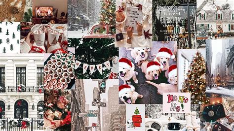 Christmas Collages Chromebook HD Wallpaper Peakpx